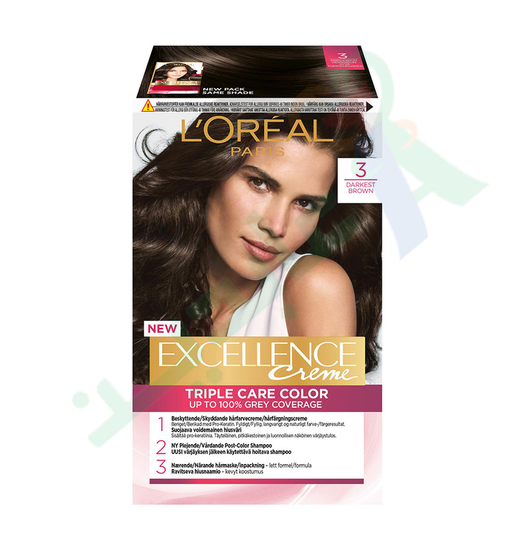 LOREAL EXCELLENCE CREME 3 | Abdin Pharmacies